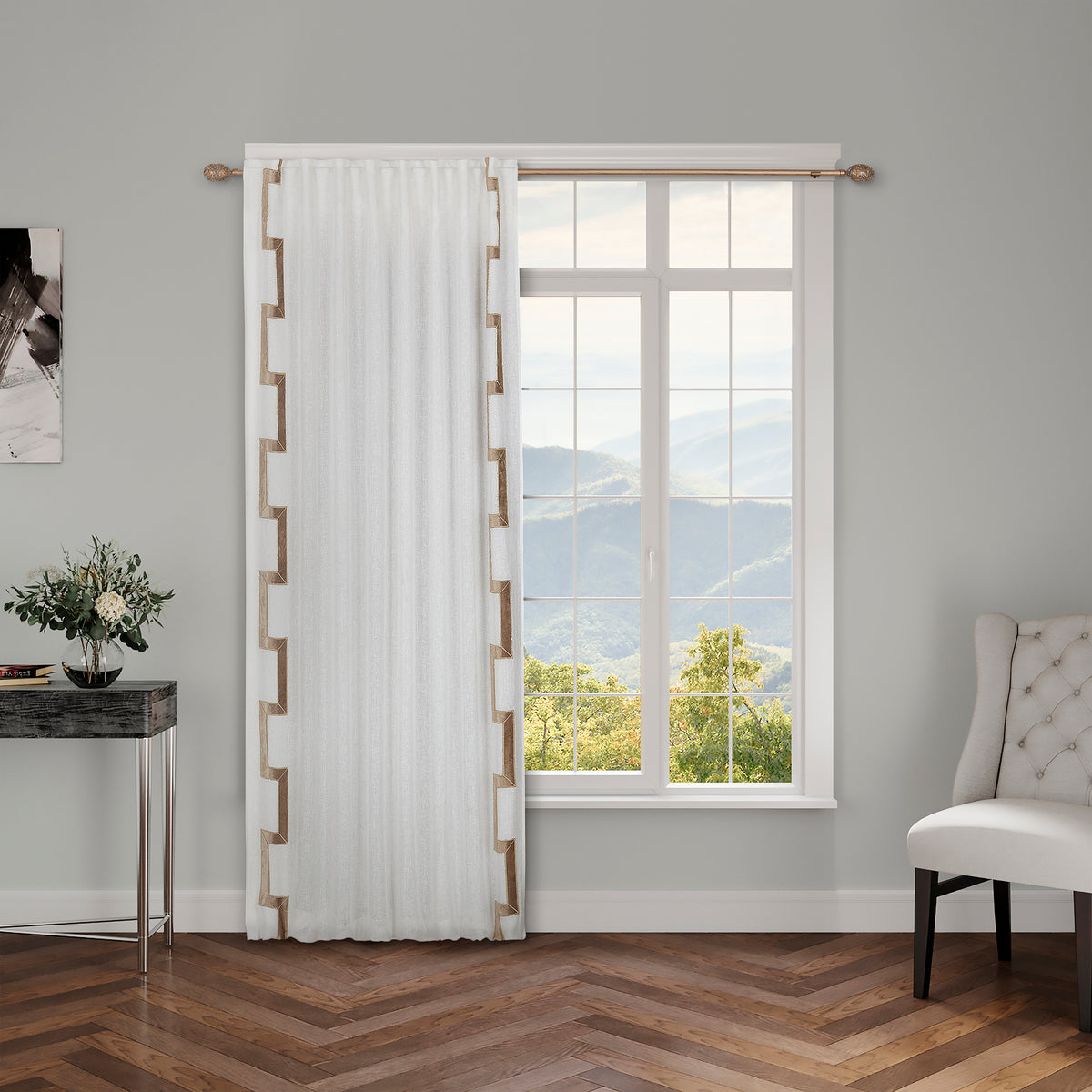 Designer Layla Ivory Stone Panel | Luxury Window Panel – cloud9design